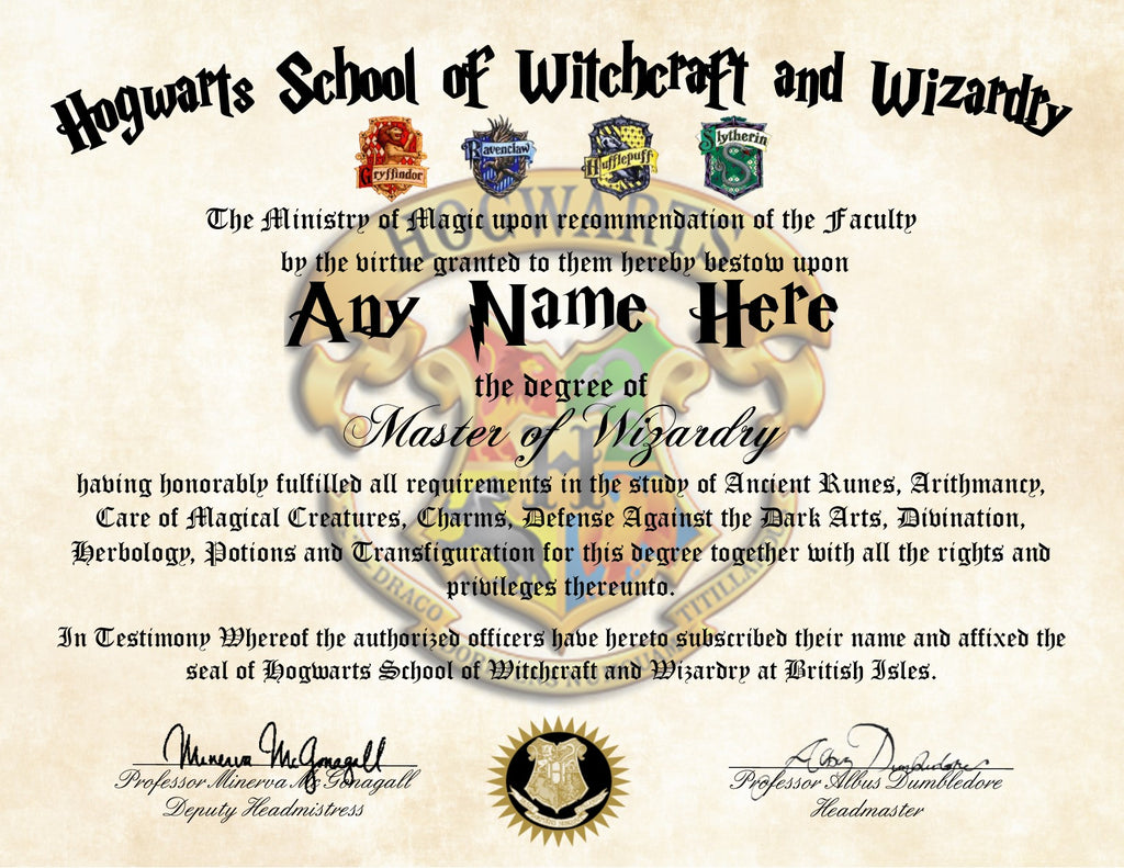 Hogwarts School Of Witchcraft And Wizardry