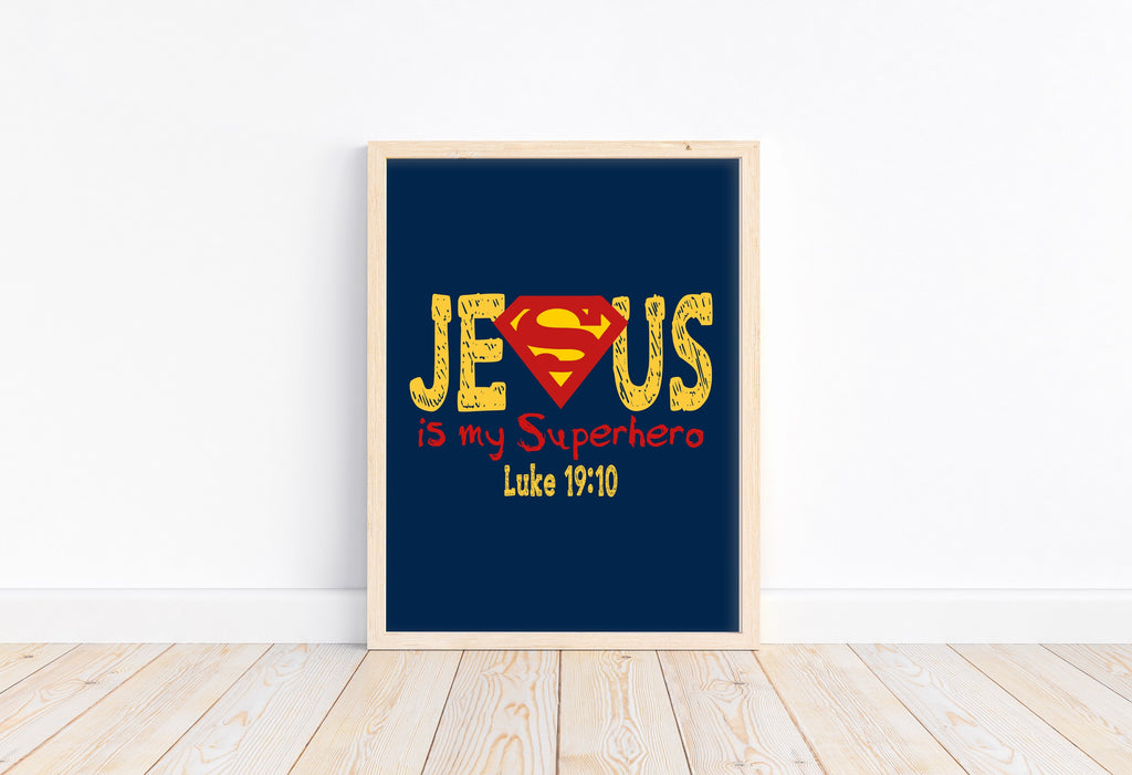 Superman Jesus Logo
