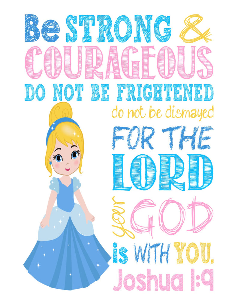 Princess Christian Nursery Decor Set of 4 Unframed Prints Jasmine, Cin ...